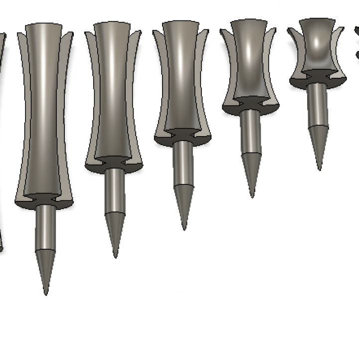 3D Printable Golf Tee Peg by Olivier LE GUENNEC