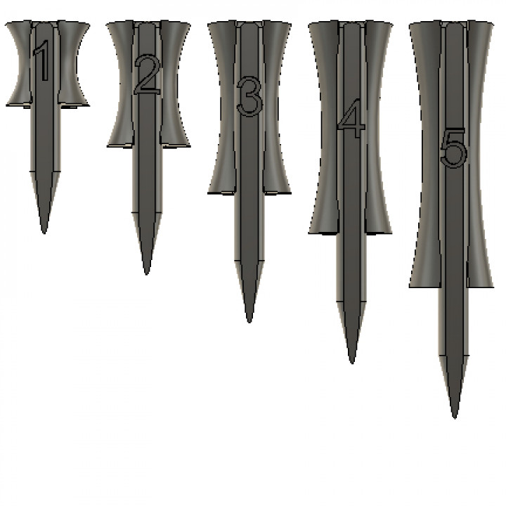 3D Printable Golf Tee Peg by Olivier LE GUENNEC