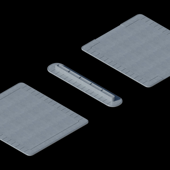 3D Printable City Block Pack 2 by Hardware Studios