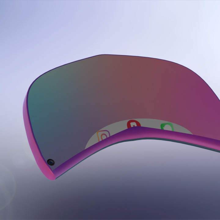 3D Printable MoonMobil | Futuristic and ergonomic phone by godNES