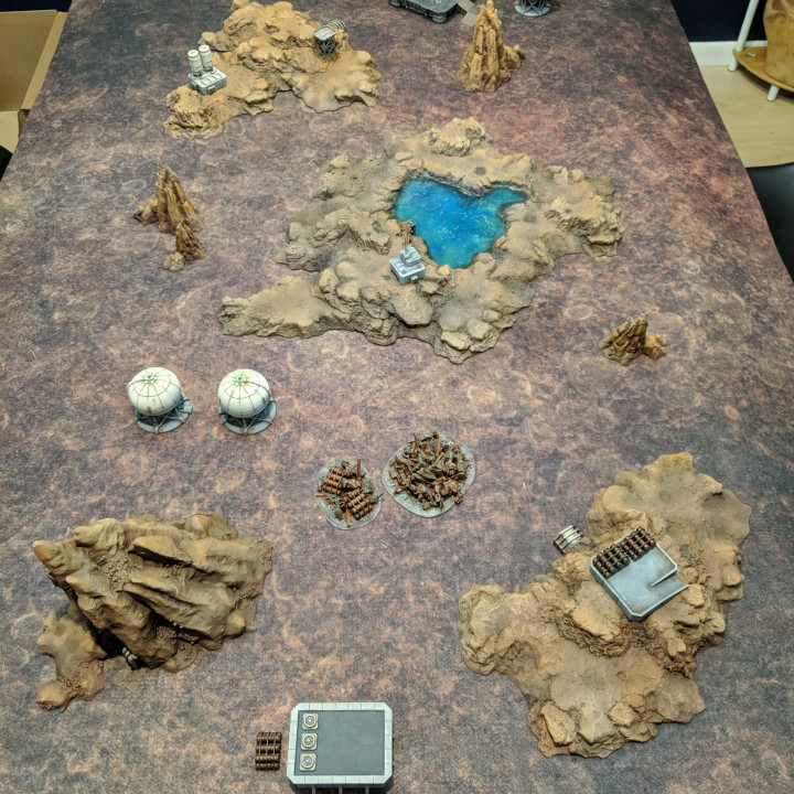 3D Printable Scatter Terrain Layers by Hardware Studios