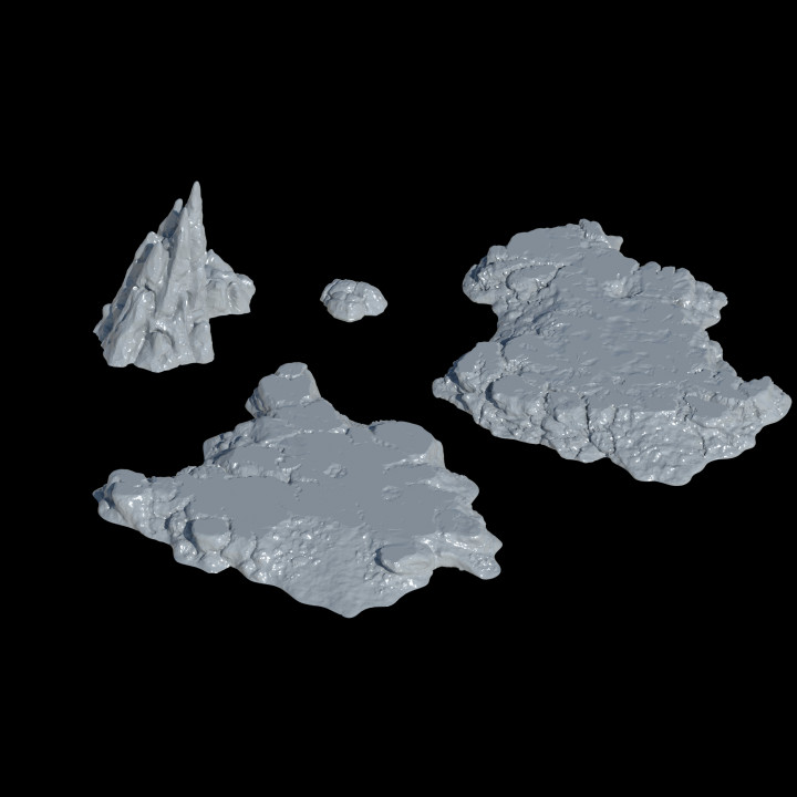 3D Printable Scatter Terrain Layers by Hardware Studios