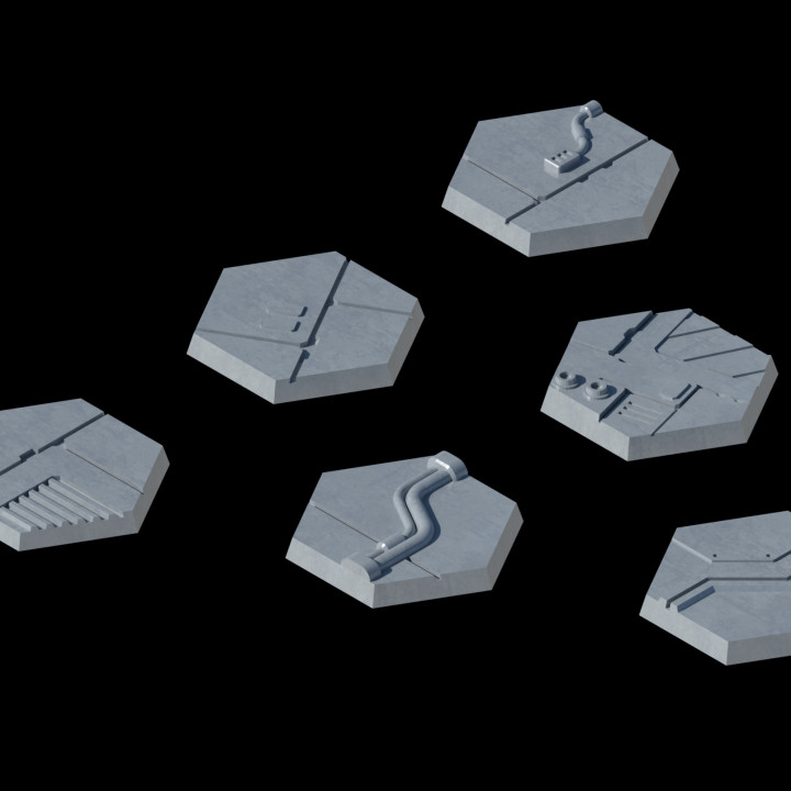 3D Printable Scenic Base Pack by Hardware Studios