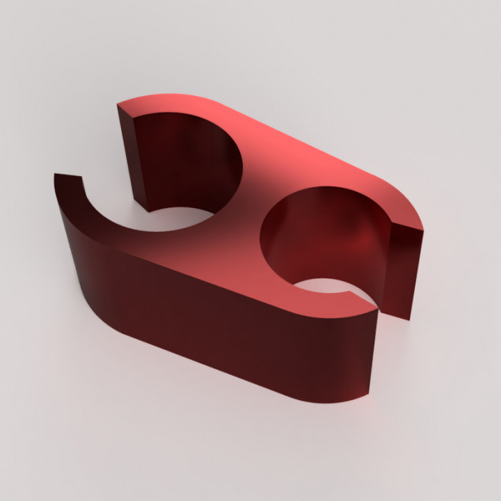 3D Printable Bike cable clamp by Dragon