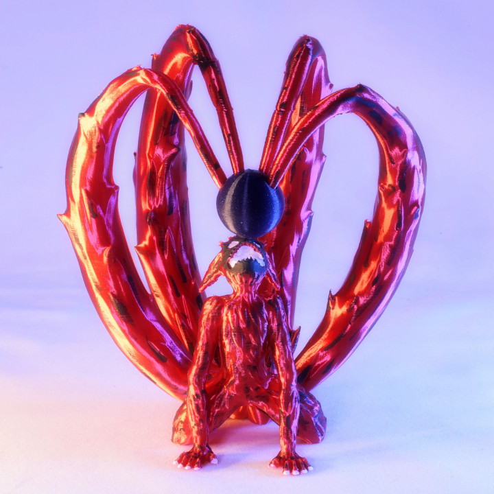 3D Printable Four of Nine-Tails by Jukka Seppänen