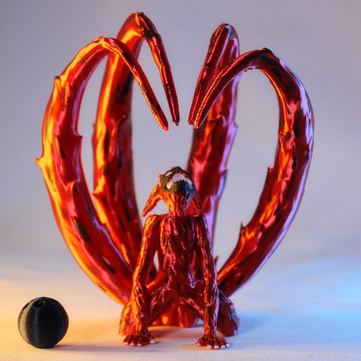 3D Printable Four of Nine-Tails by Jukka Seppänen