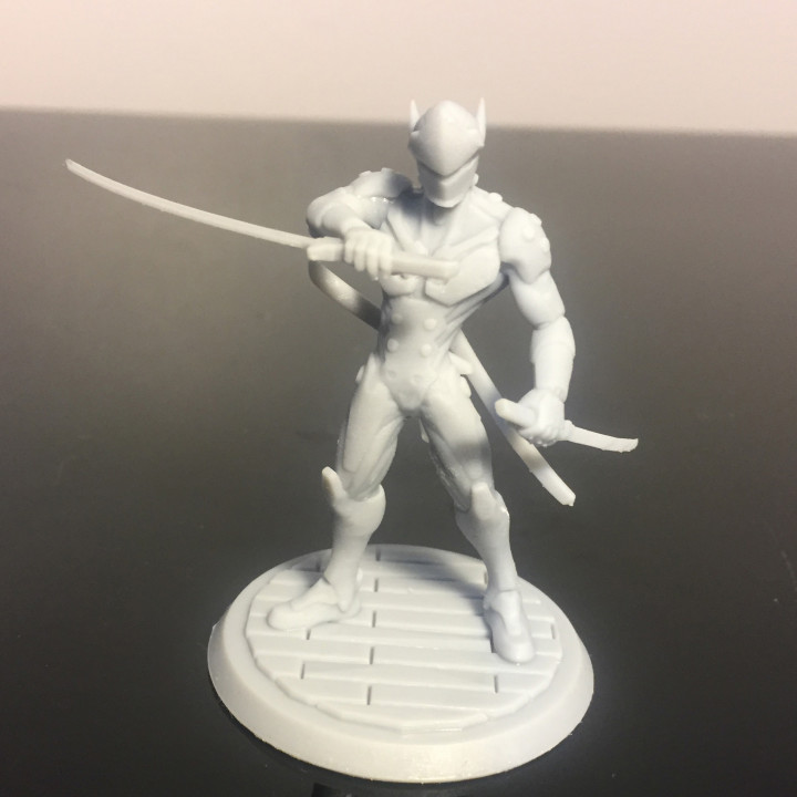 3D Printable Genji Fan Art - Free by Edge Miniatures