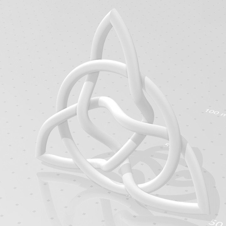 3D Printable Triad with inner circle by Adler