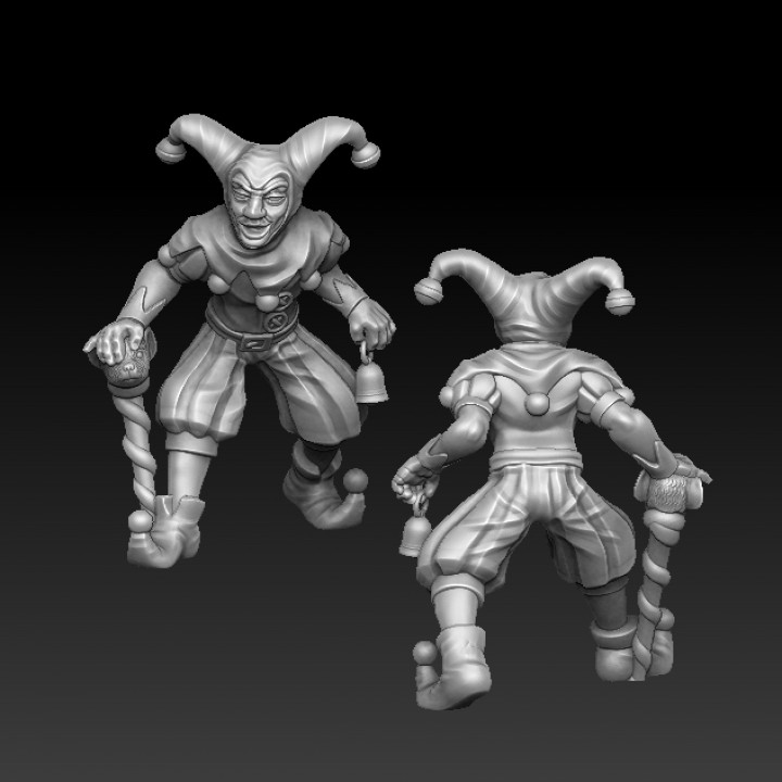 3D Printable Jester by Stanislav Kuznetsov