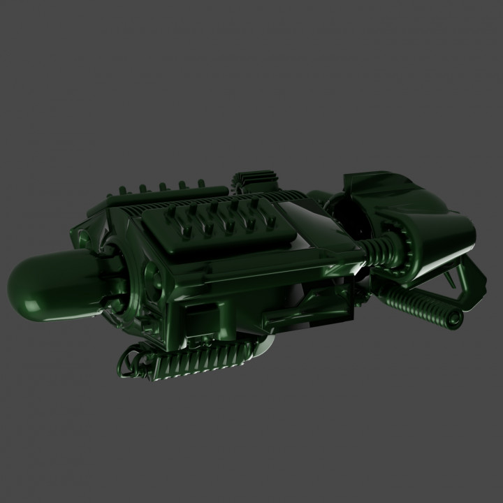 3D Printable Toxic Avenger - Heavy gun for cosplay by Plastcore3D