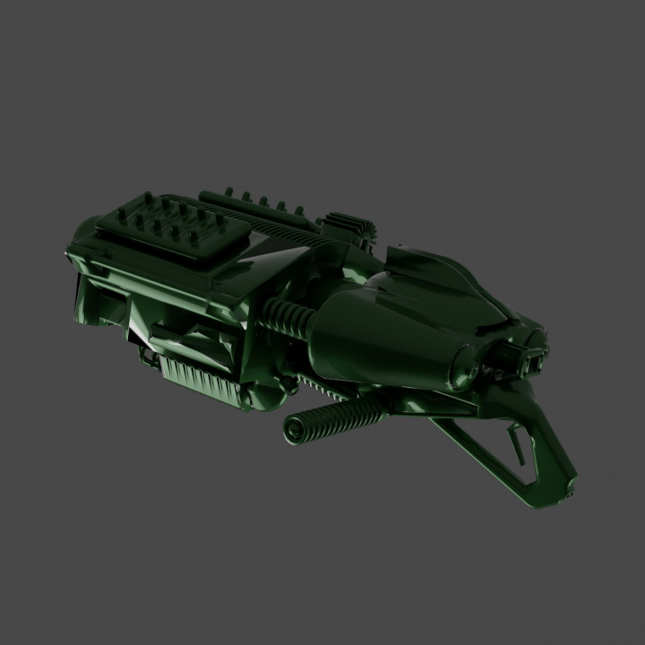 3D Printable Toxic Avenger - Heavy gun for cosplay by Plastcore3D