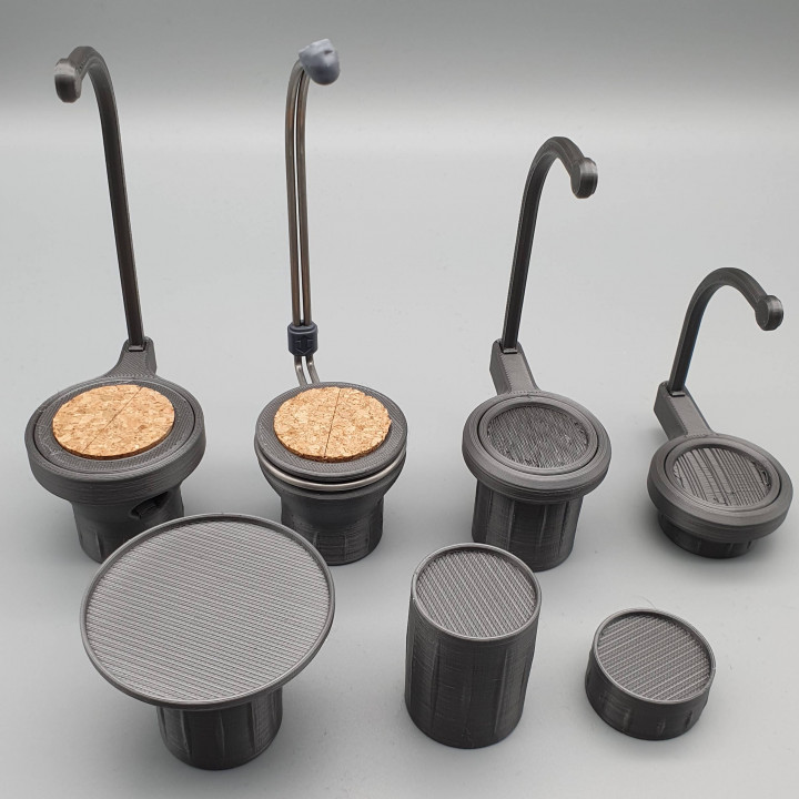 3D Printable Caps for RGG360° Miniature Handle by Peter Scheler