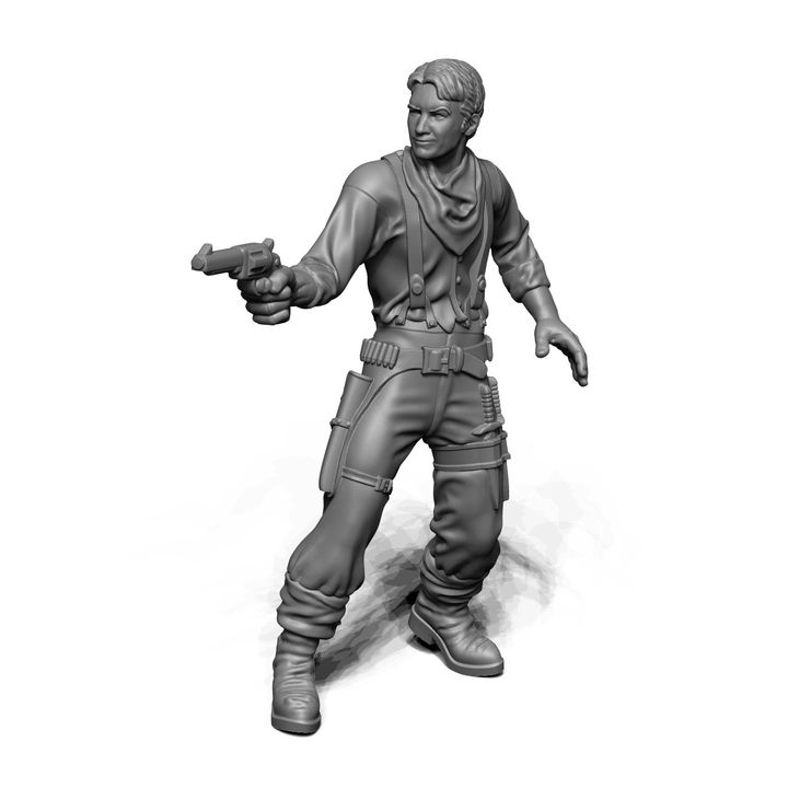 3D Printable Captain Nathan Reinholdt - Maverick Hero by Gangfight Games