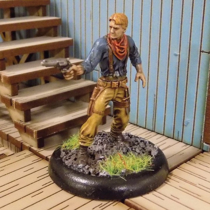 3D Printable Captain Nathan Reinholdt - Maverick Hero by Gangfight Games