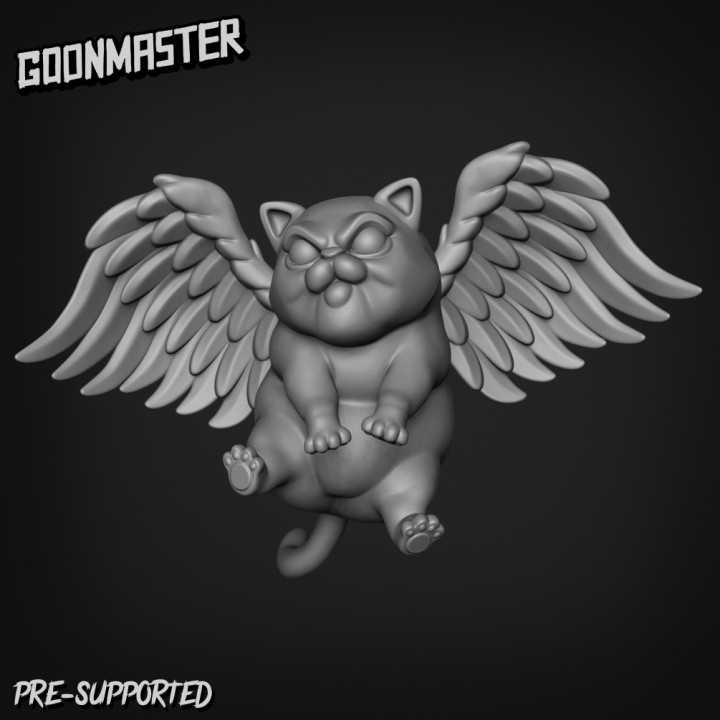 3D Printable Flying Cat 1 by Goon Master