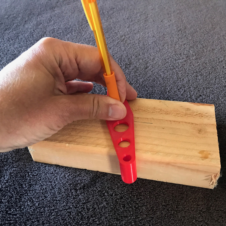 3D Printable Center Finder for Woodworking by Mark M