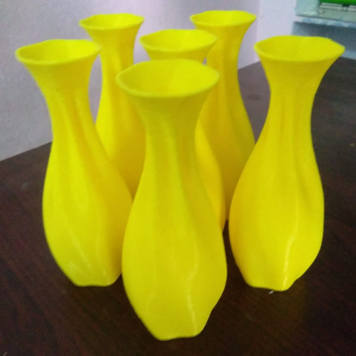 3D Printable FLOWER VASE by DIVYASRI