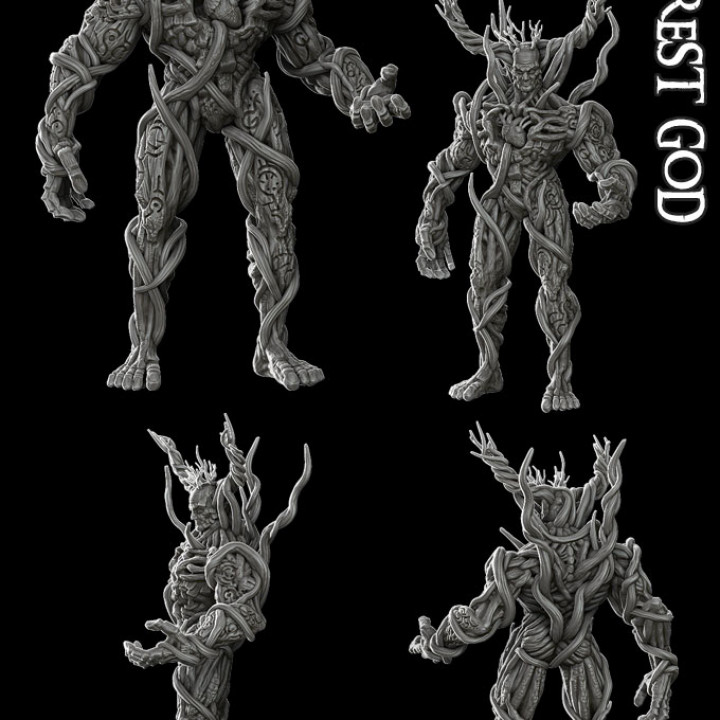 3D Printable Forest God by RocketPigGames