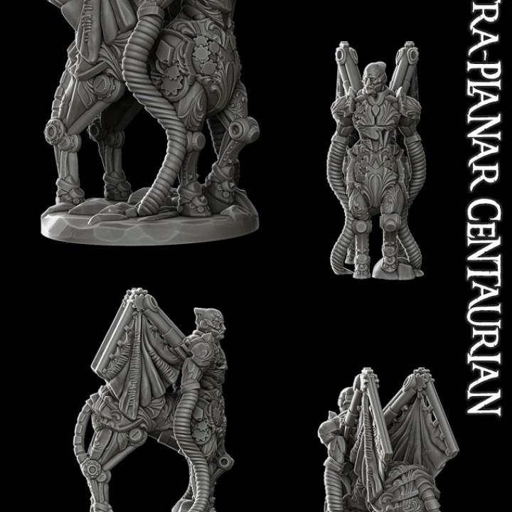 3D Printable Extraplanar Centaurian by RocketPigGames