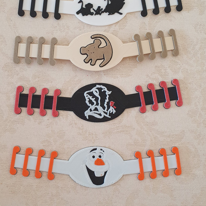 3D Printable Disney mask strip by Manuel Aguirre