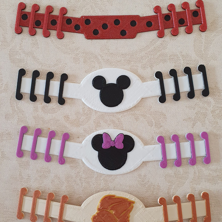 3D Printable Disney mask strip by Manuel Aguirre