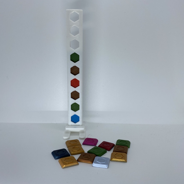 3D Printable D&D Initiative tracker by Tom Price