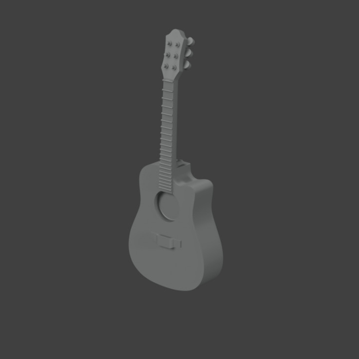 3D Printable Guitar by Tiny Furniture