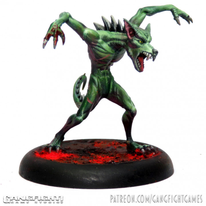 3D Printable Chupacabra 1 by Gangfight Games