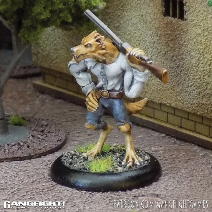3D Printable Rugaroo - Classic Sculpt by Gangfight Games