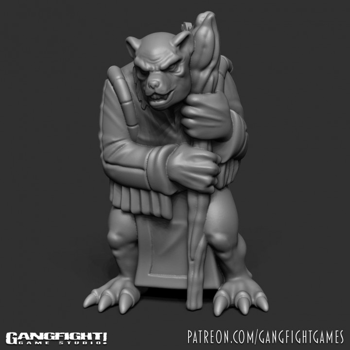 3D Printable Nandi Classic Sculpt by Gangfight Games