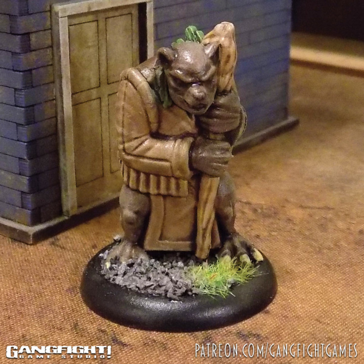 3D Printable Nandi Classic Sculpt by Gangfight Games