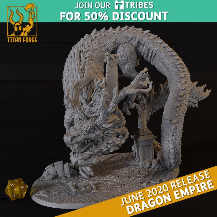 3D Printable Tianlong - Dragon Empire - Titan Forge Miniatures June ...