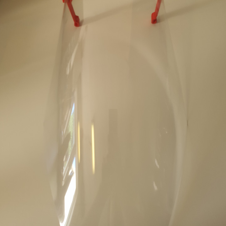 3D Printable Captain Marvel face shield visor by Joshua Brown