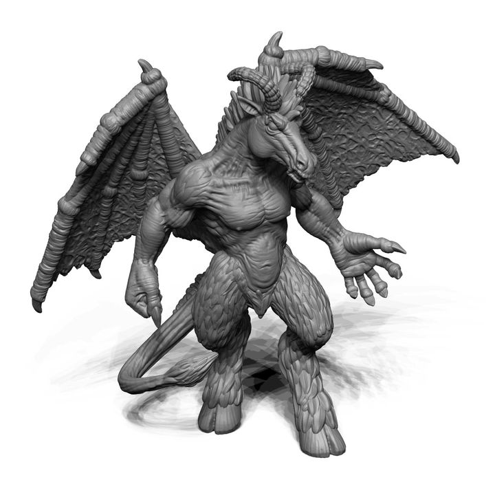 3D Printable Jersey Devil - Cursed Hero by Gangfight Games