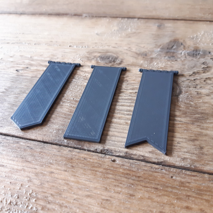 3D Printable Wall Banners by Dobbel Dragon