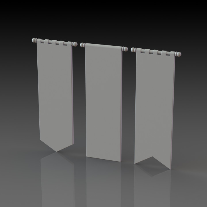 3D Printable Wall Banners by Dobbel Dragon