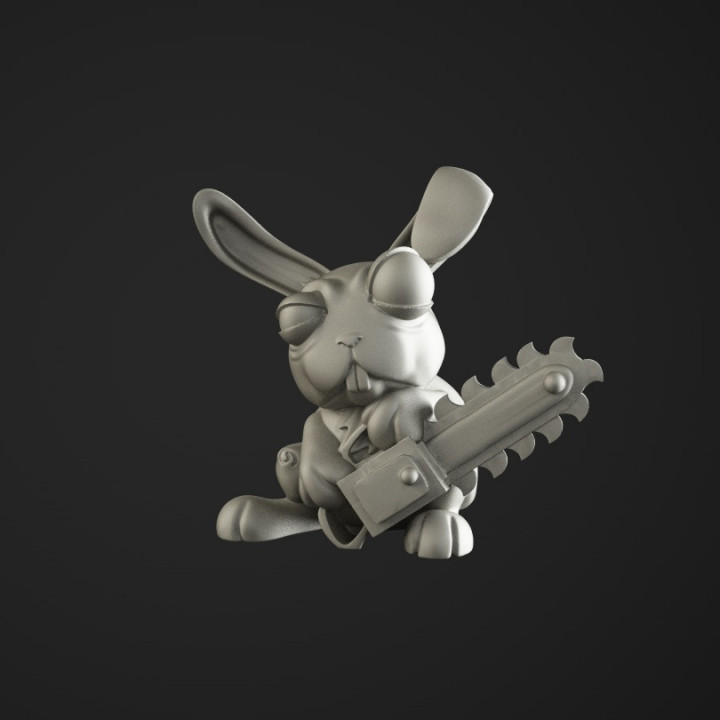 3D Printable Crazy rabbit by Crosslances