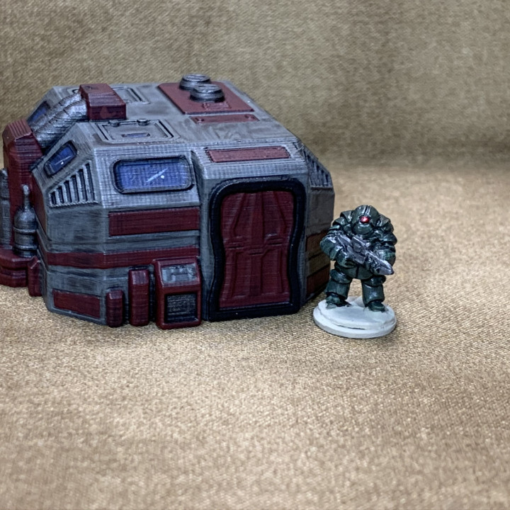 3D Print of Micro Hab Unit by sean68333