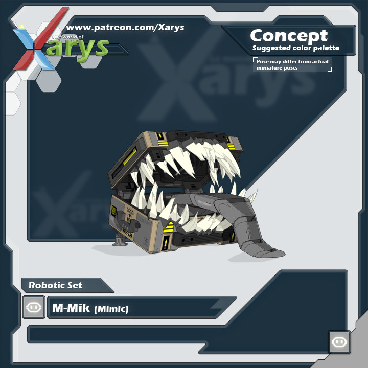 3D Printable Robotic Mimic by Xarys Games