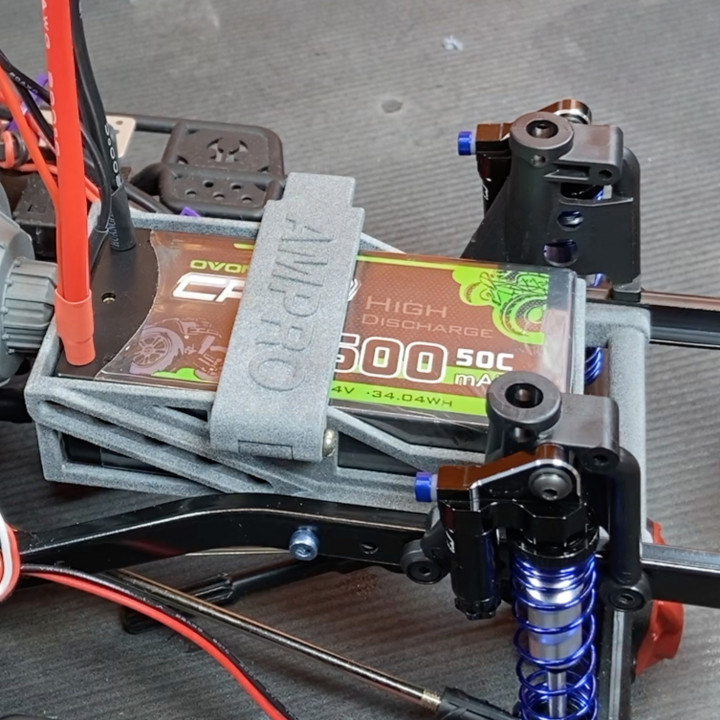 3D Printable Axial SCX10 II Ford F100 Rear Battery Mount by AMPro ...