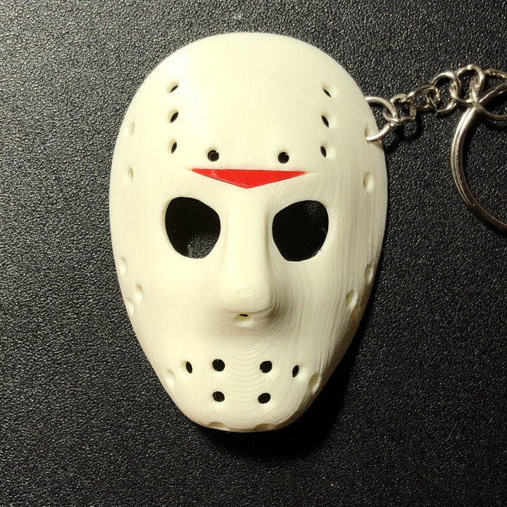 3D Printable Jason Voorhees Mask (Full Size) by Michael Jones