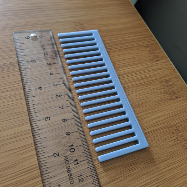 3D Printable Compact Comb by Deep Ray