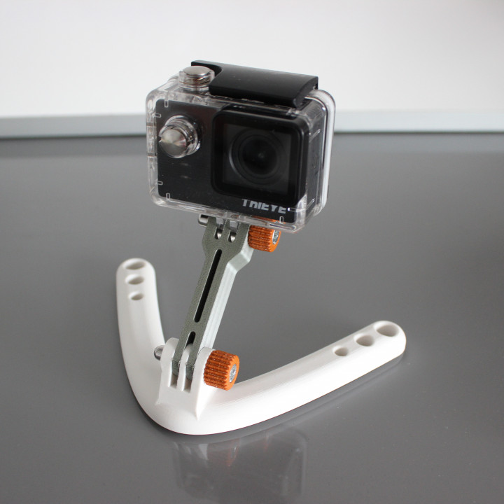 3D Printable GOPRO TUTORIALS STAND by Kevin Thomas