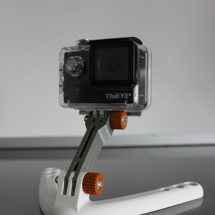 3D Printable GOPRO TUTORIALS STAND by Kevin Thomas