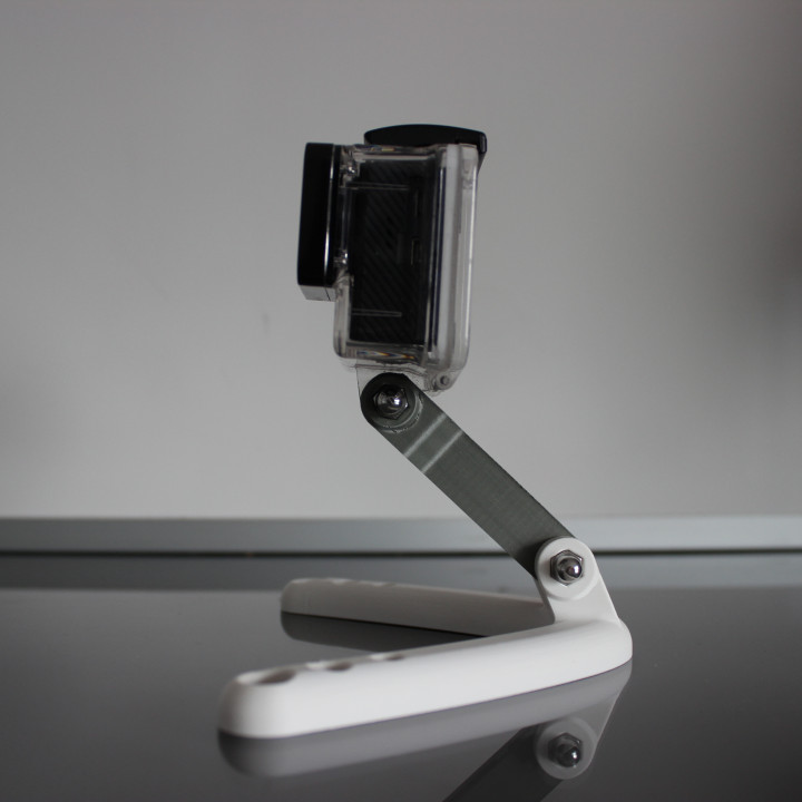 3D Printable GOPRO TUTORIALS STAND by Kevin Thomas
