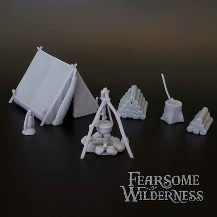 3D Printable The Campsite by Geektopia Games