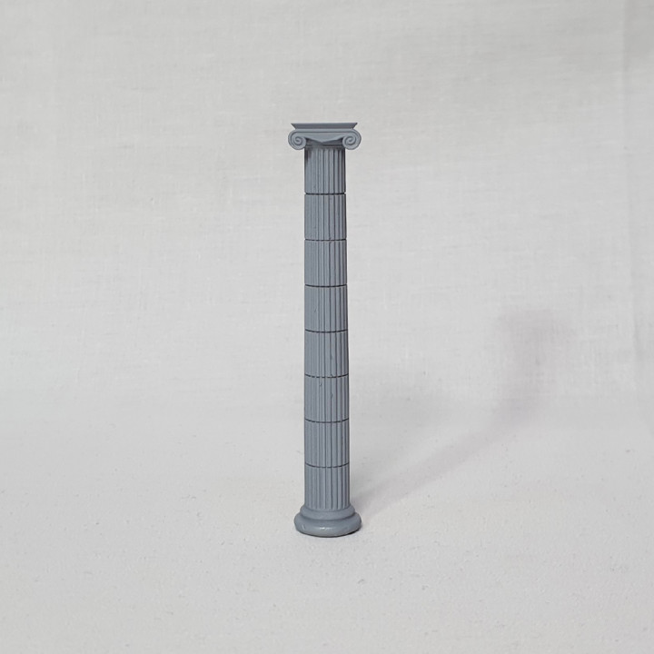 3D Printable the Ionic order columns by BlueSand3D