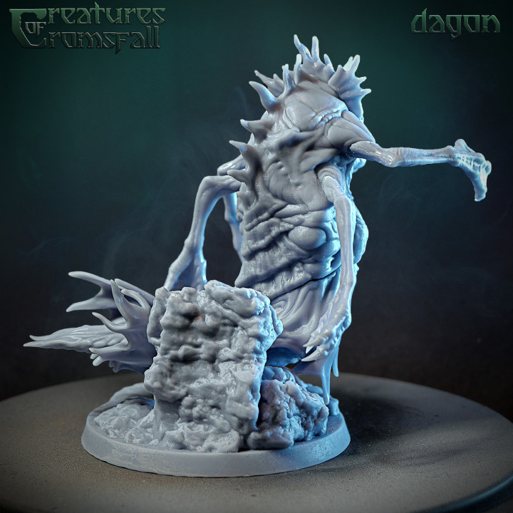 3D Printable Dagon by Leavon Archer