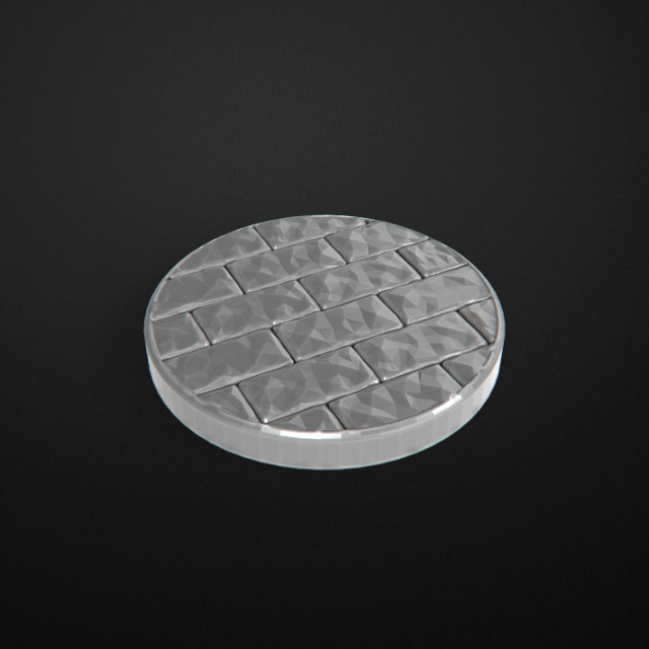 3D Printable CIRCULAR BASES 28MM by Kino Prados Cordon