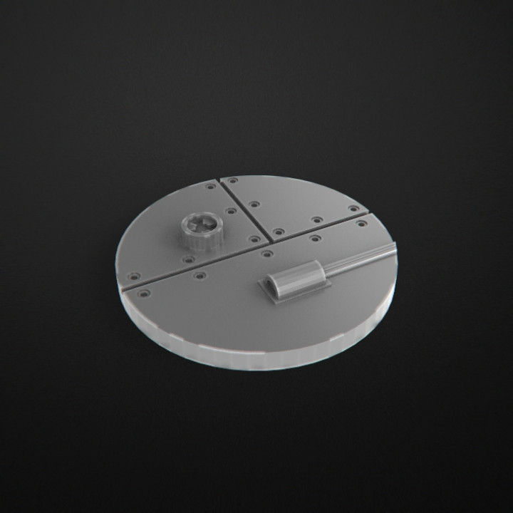 3D Printable CIRCULAR BASES 28MM by Kino Prados Cordon